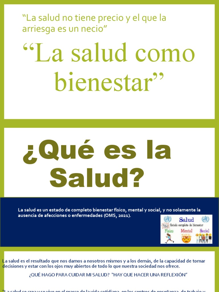 Producto 1 Modulo 1 La Salud Como Bienestar | PDF