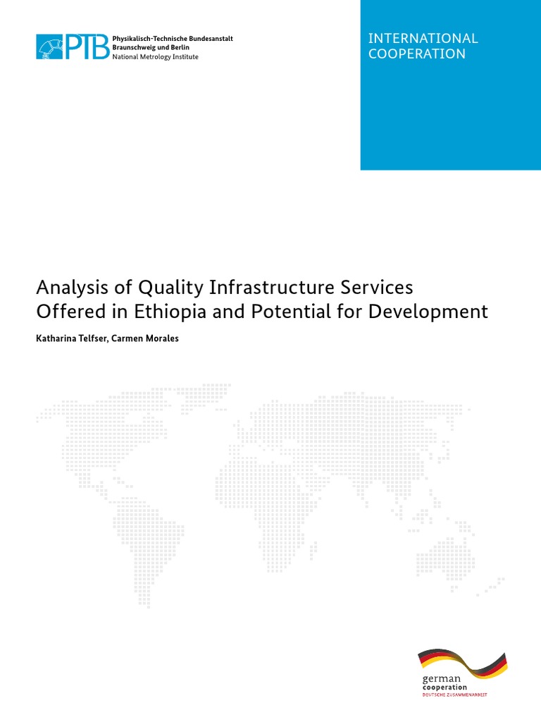 Analysis of Quality Infrastructure Services Offered in Ethiopia and ...