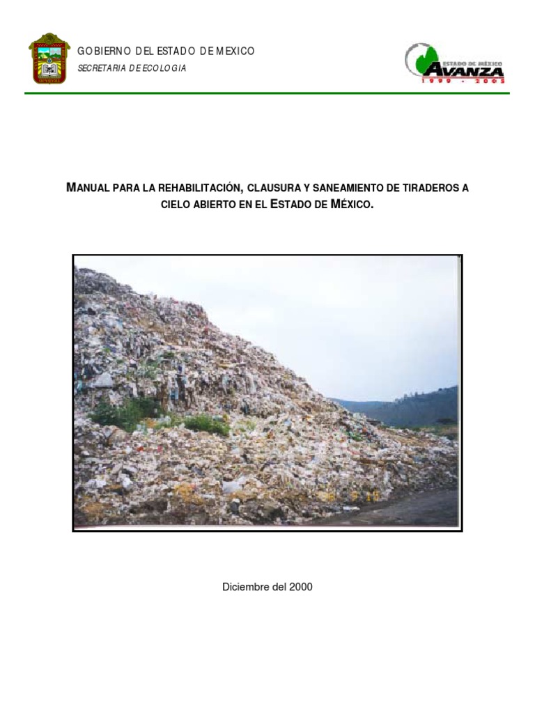 Clausura SDF México | PDF | Residuos | Vertedero