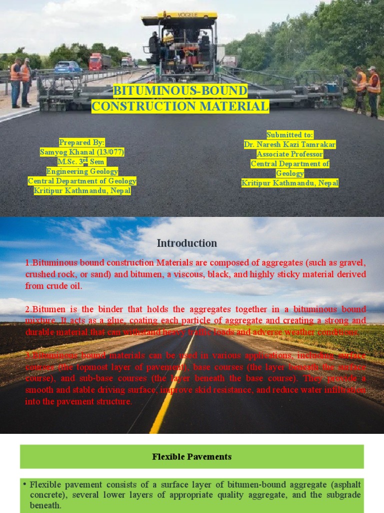 13 Samyog Bituminus Bound Construction Material | PDF | Asphalt | Road Surface