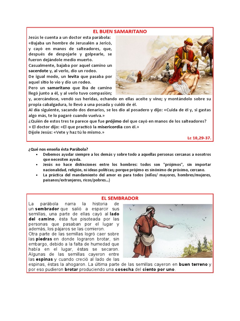 El Buen Samaritano | PDF