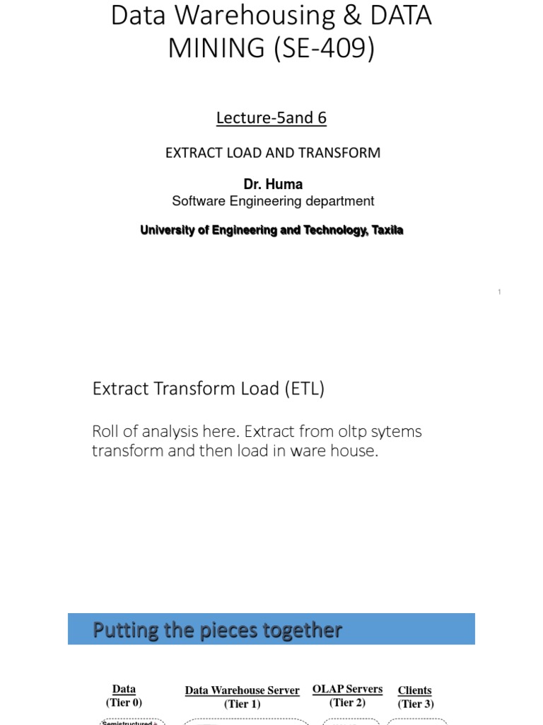 Lecture 05 And 06 Download Free Pdf Data Warehouse Information Retrieval