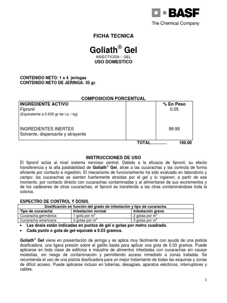 Goliath Gel | PDF | Insectos