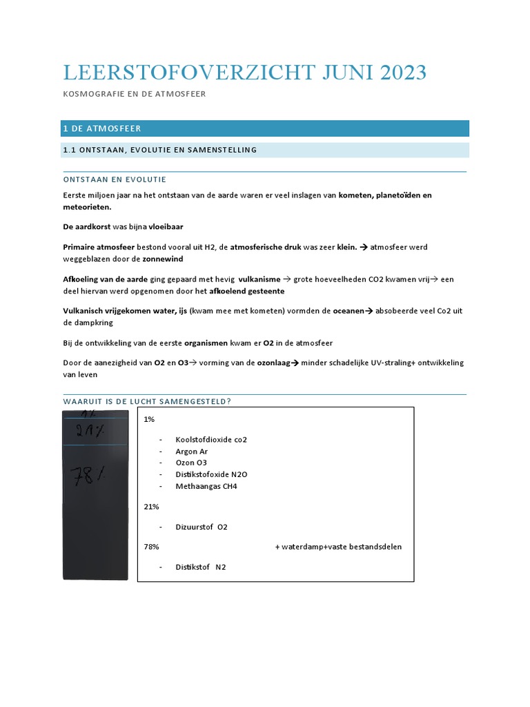 examen aardrijkskunde juni 2023 | PDF