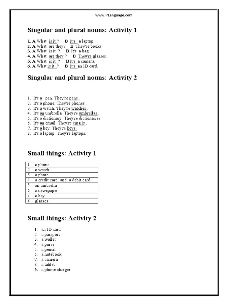3A Where Are My Keys | PDF