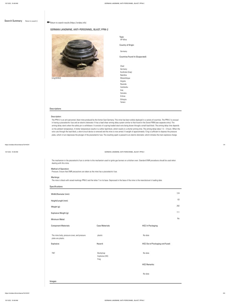PPM 2 | PDF | Land Mine | Tools