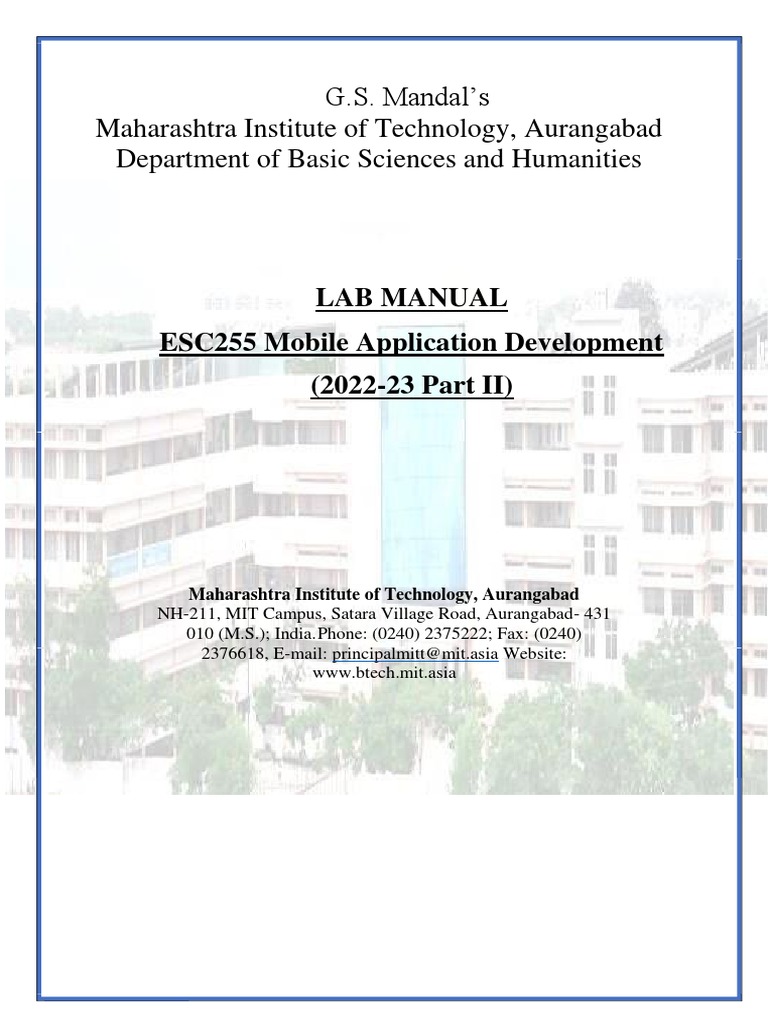 Practical - FY - MAD - 1 To 3 | PDF | Android (Operating System) | Java (Programming Language)