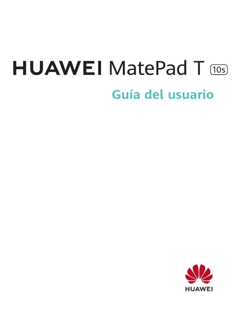 HUAWEI MatePad T 10s Guía Del Usuario - (AGS3-W09, EMUI10.1 - 01, ES-US ...