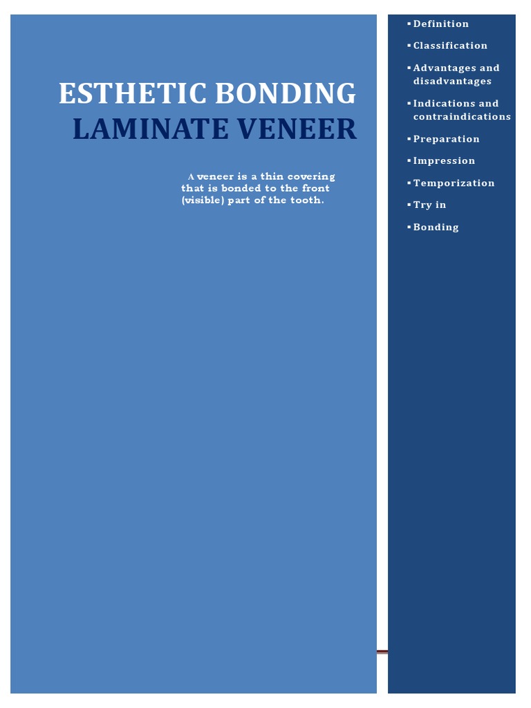 Laminate Veneer Handout | PDF