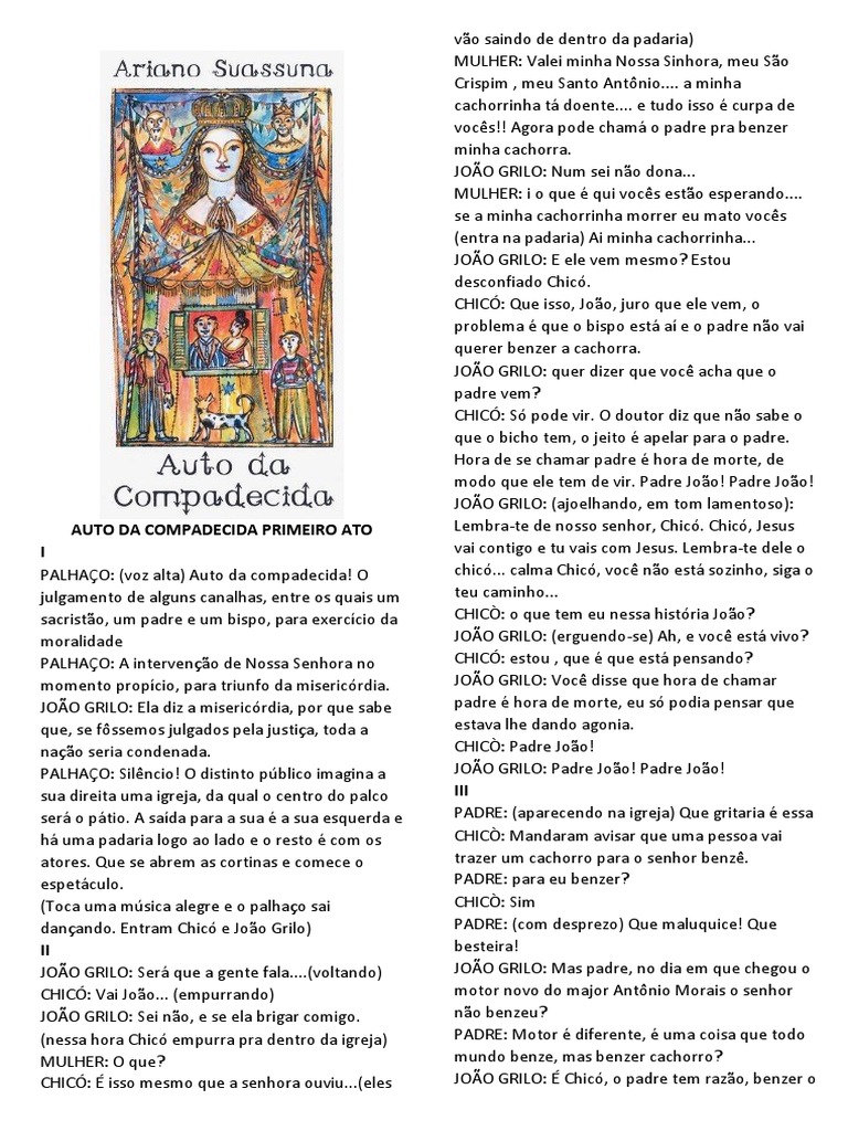 Auto Da Compadecida | PDF | Maria, mãe de Jesus | Cães