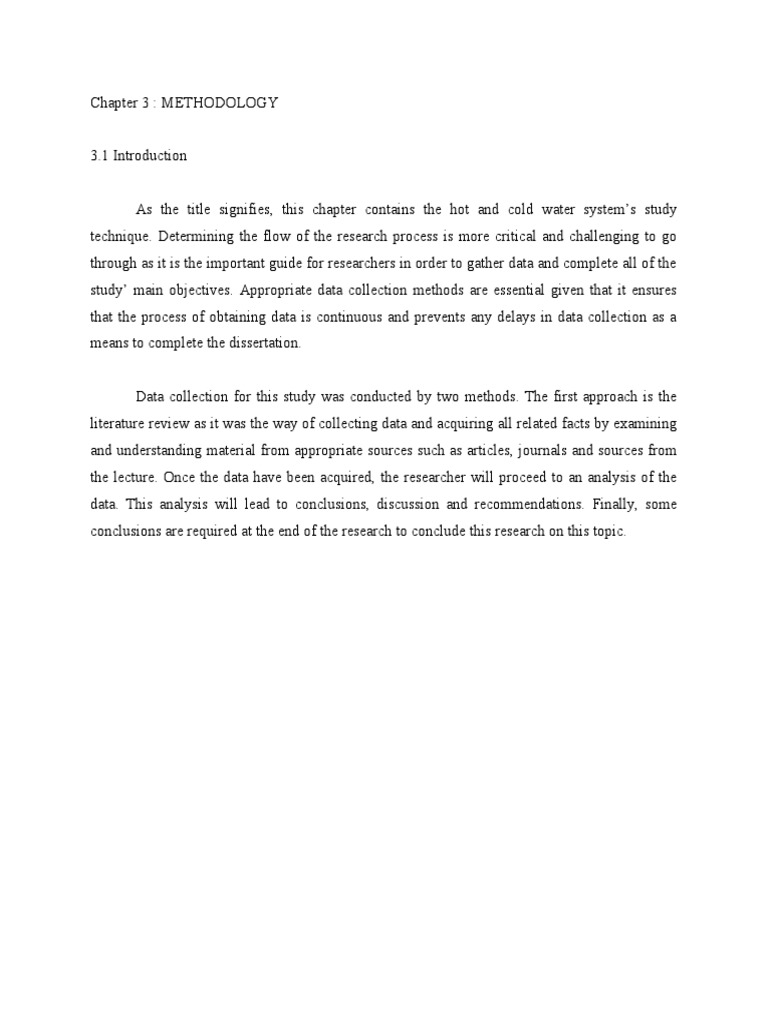 Chapter 3 - METHODOLOGY | PDF