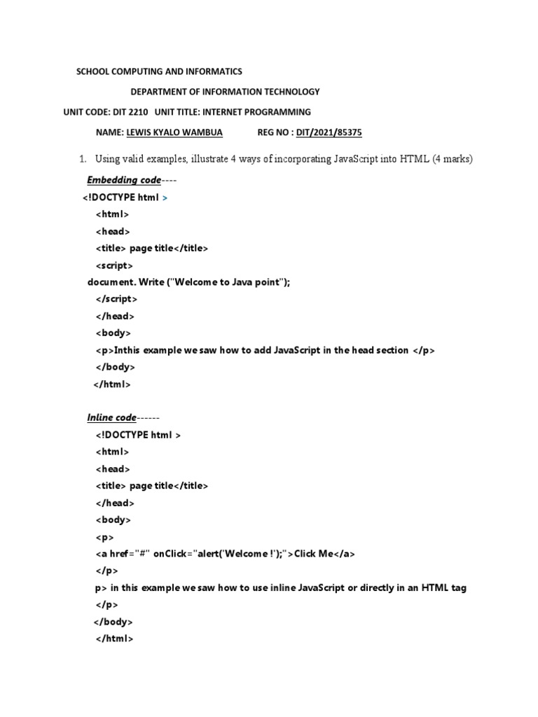 Javascript Cat | PDF | Java Script | Html Javascript Cat | PDF | Java Script | Html