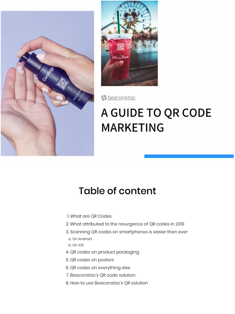 Guide To QR Code Marketing | PDF | Qr Code | Ios