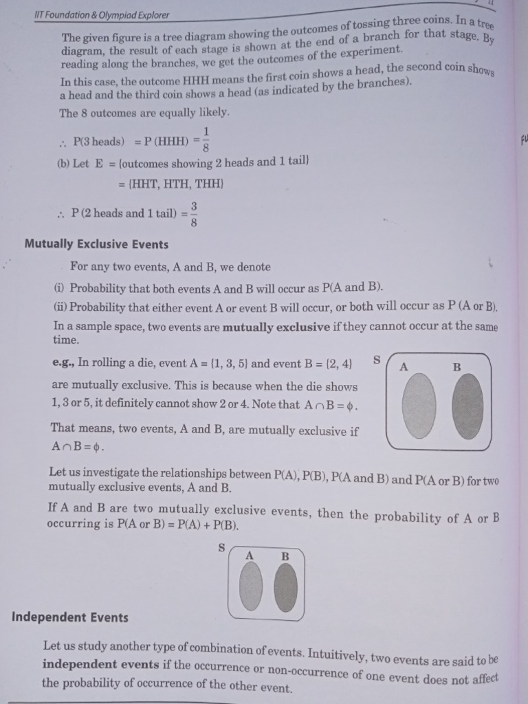 BMA Maths - Probability | PDF | Odds | Probability