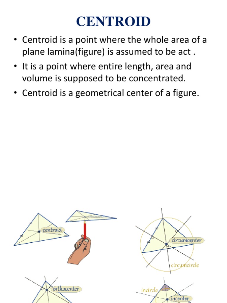 Unit 3 Centroid | Download Free PDF | Area | Triangle