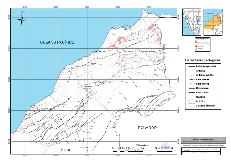 Mapa Geológico de Tumbes | PDF