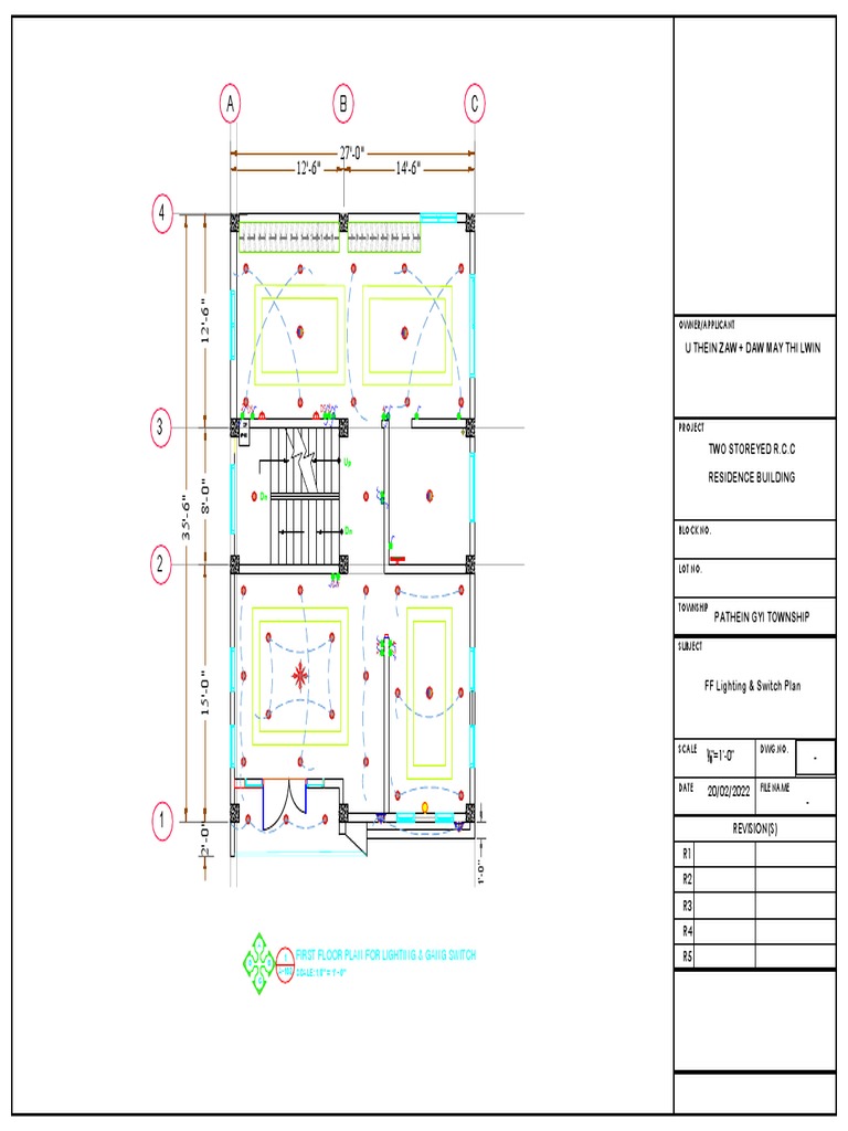 FF Lighting & Switch Plan | PDF