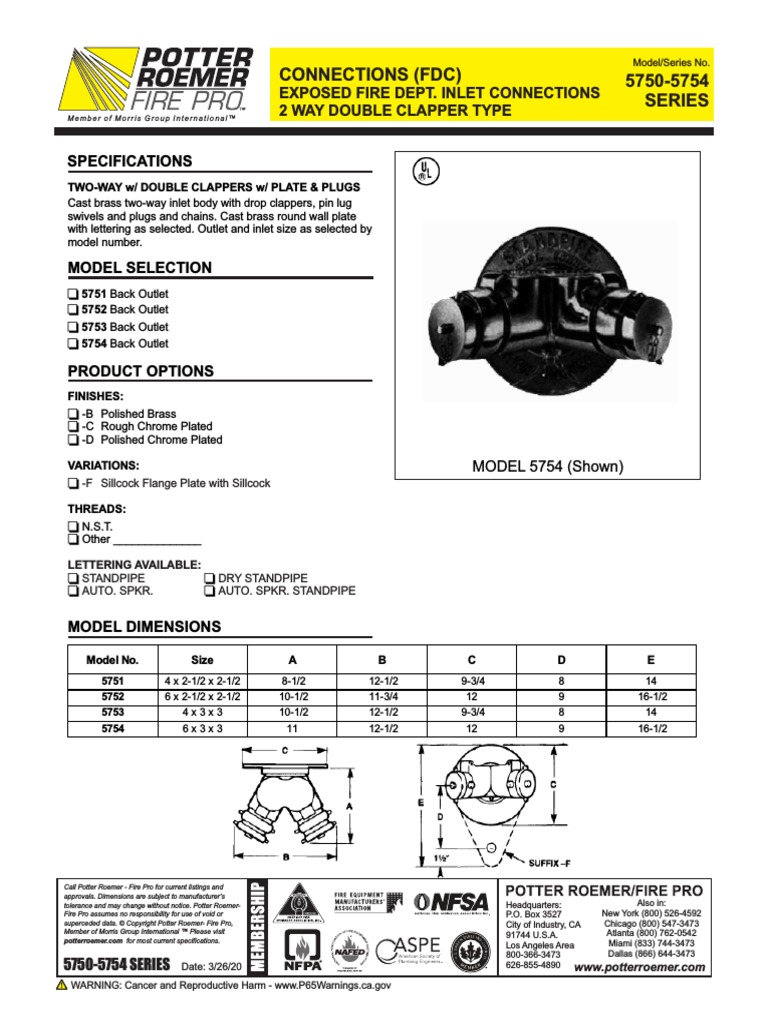 FDC 4 X 2 X 2 Mod. 5751 | PDF | Manufactured Goods