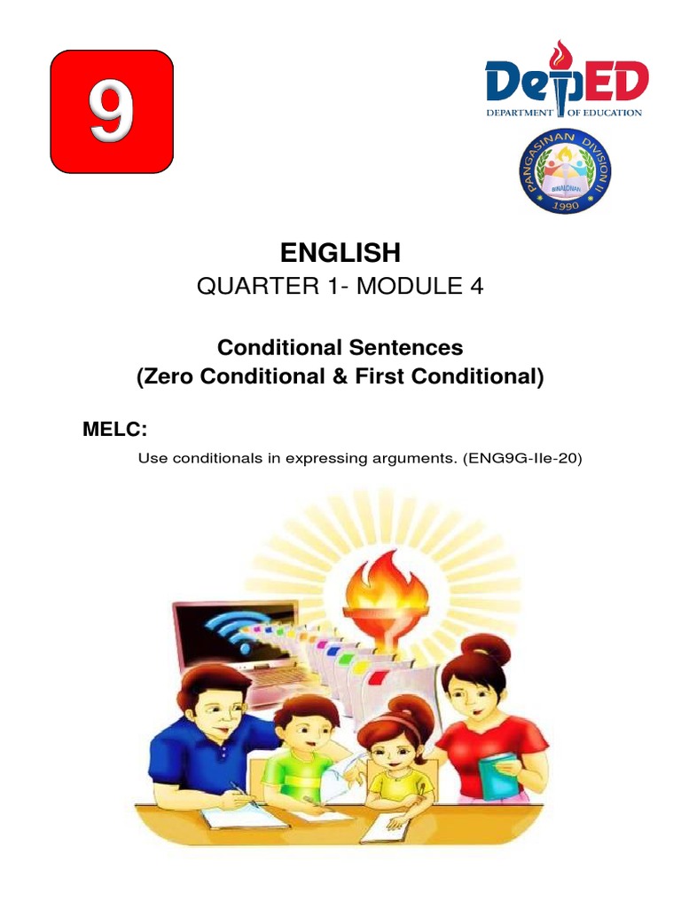 Grade 9 English Q1: Module 4 Conditionals | PDF | Linguistics ...