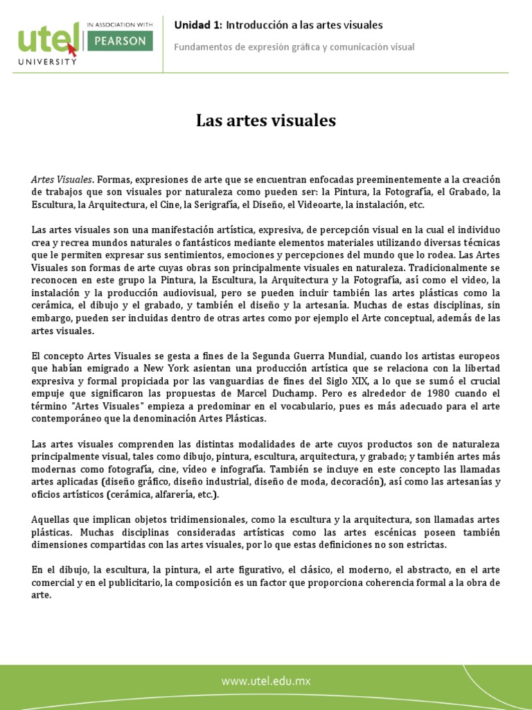 Introducción a las Artes Visuales | PDF | Color | Dibujo