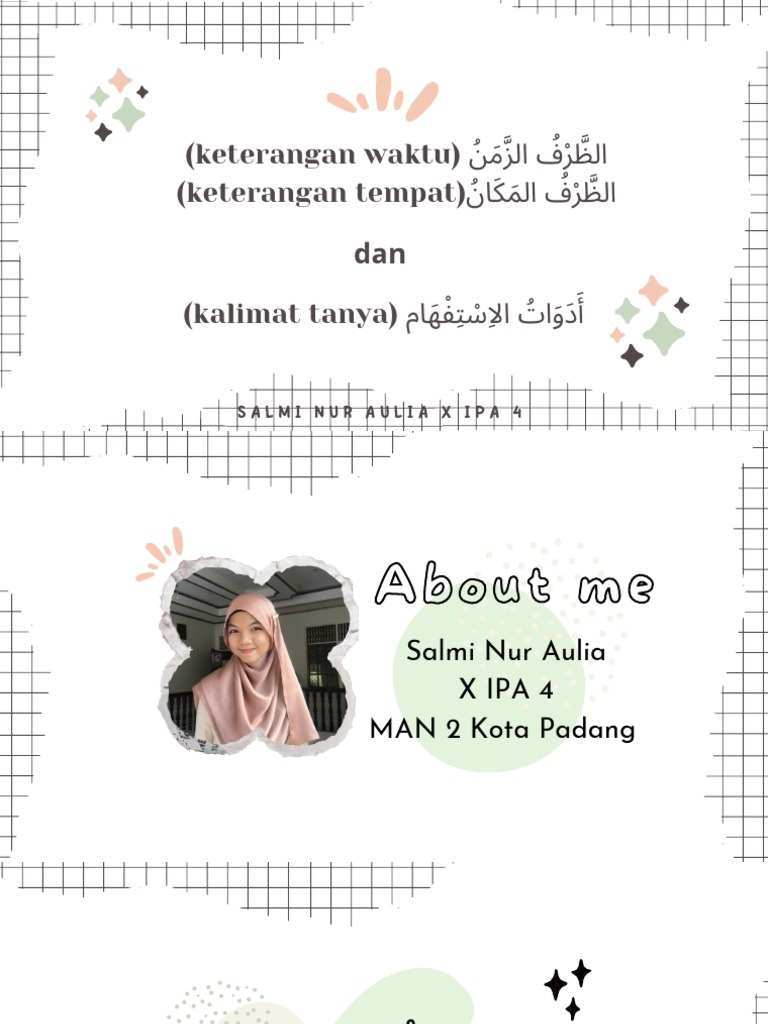 Bahasa Arab Salmi Nur Aulia | PDF | Seni & Disiplin Bahasa