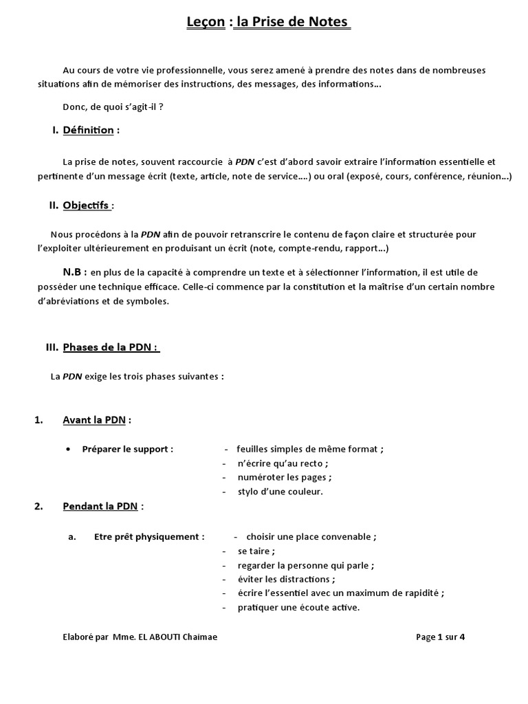Définition et Techniques de PDN | PDF | Informations | Linguistique