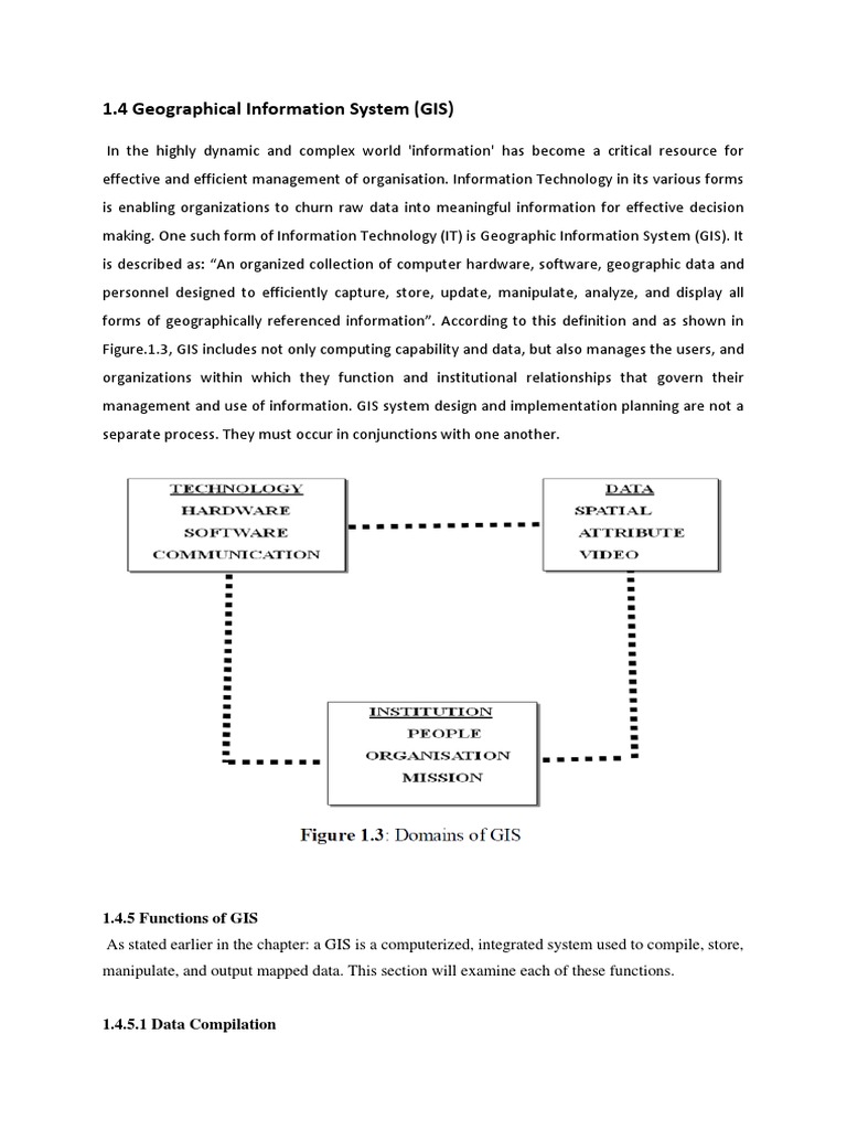 1.4 Geographical Information System (GIS) | PDF | Geographic ... 1.4 Geographical Information System (GIS) | PDF | Geographic ...