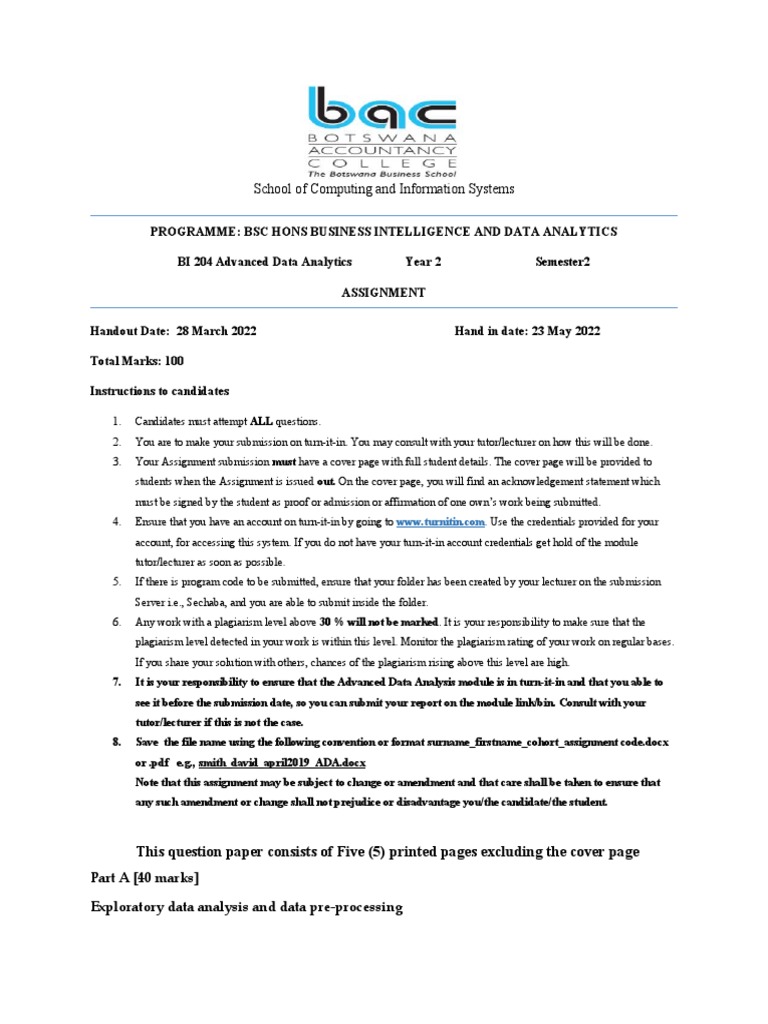 ADA Assignment - Final - 2022 | PDF | Coefficient Of Determination | Regression Analysis