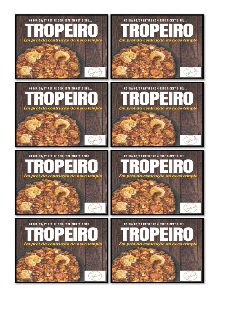 ticket tropeiro | PDF