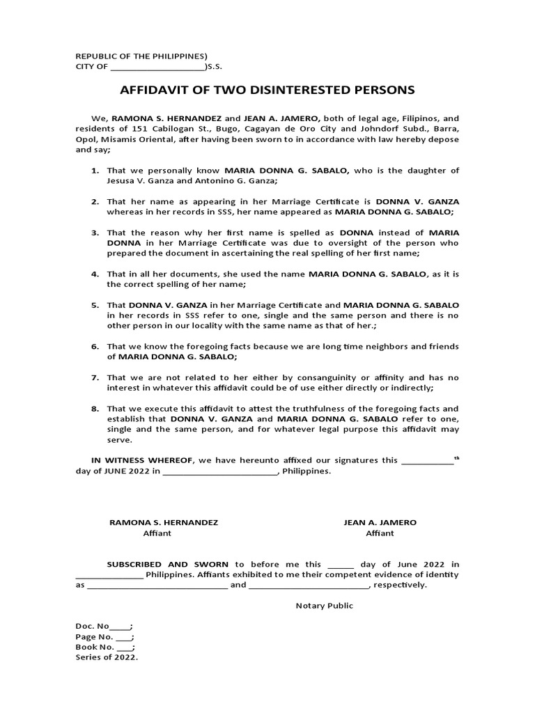 4-Affidavit-of-Two-Disinterested-Persons-One-and-the-Same-Person ...