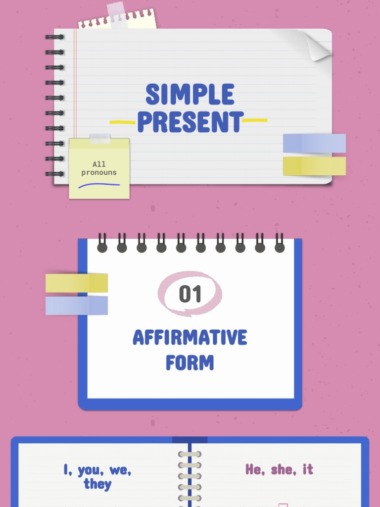 Simple Present (All Pronouns) | PDF