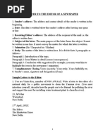 Formal Letter Writing Guide | PDF