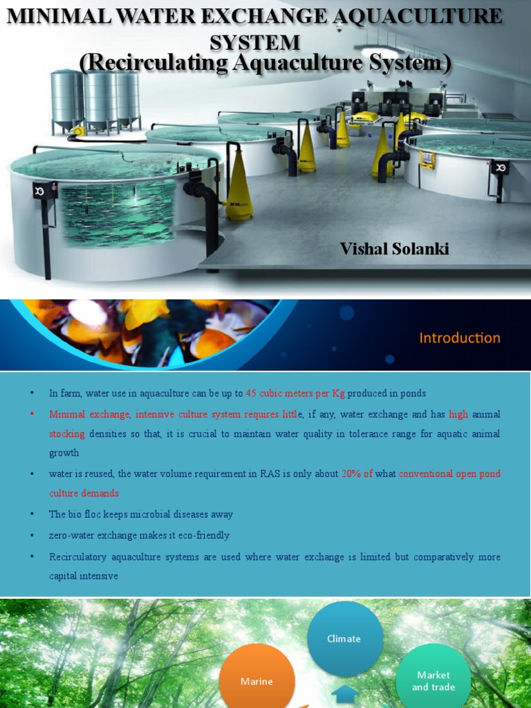 A Minimal Water Exchange Aquaculture System, Recirculating Aquaculture ...