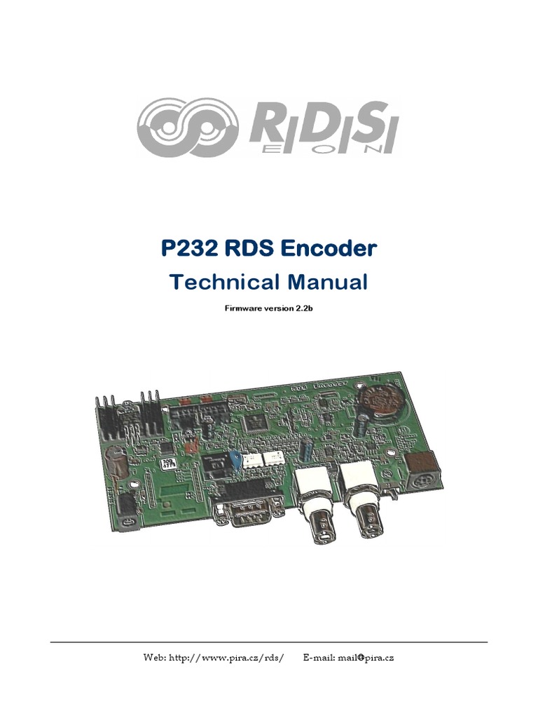 PIRA RDS P232man | PDF | Frequency Modulation | Computer Science