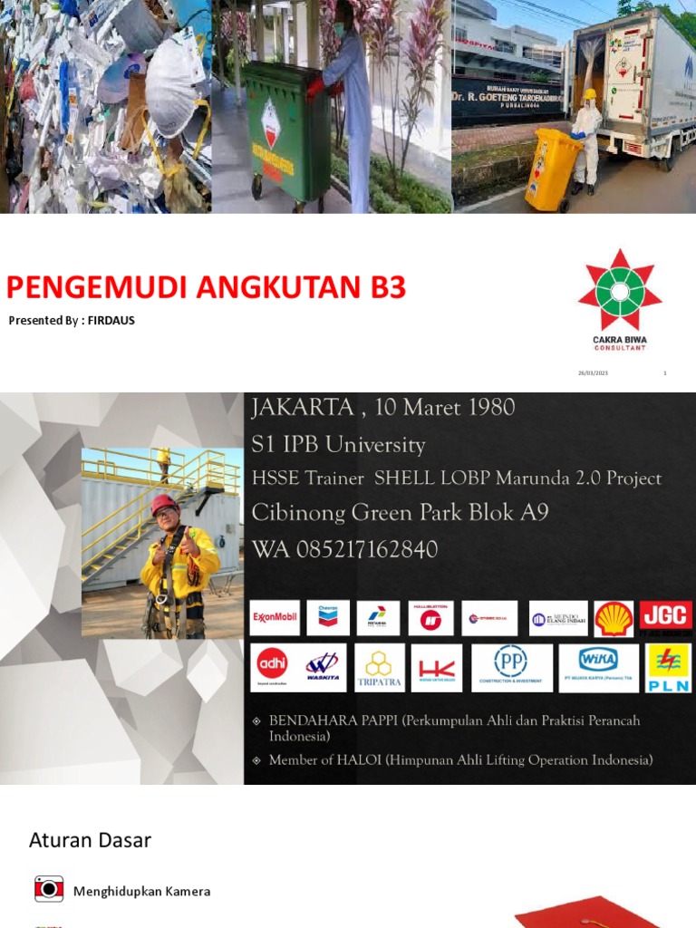 Materi PENGEMUDI ANGKUTAN B3 | PDF