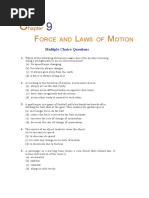 Class9 Force and Laws of Motion Numericals | PDF