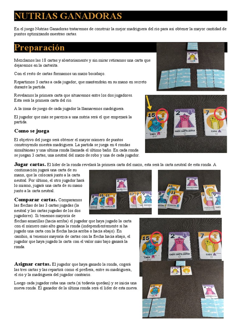 Traduccion Reglas ESP | PDF | Juego de azar | Juegos de mesa