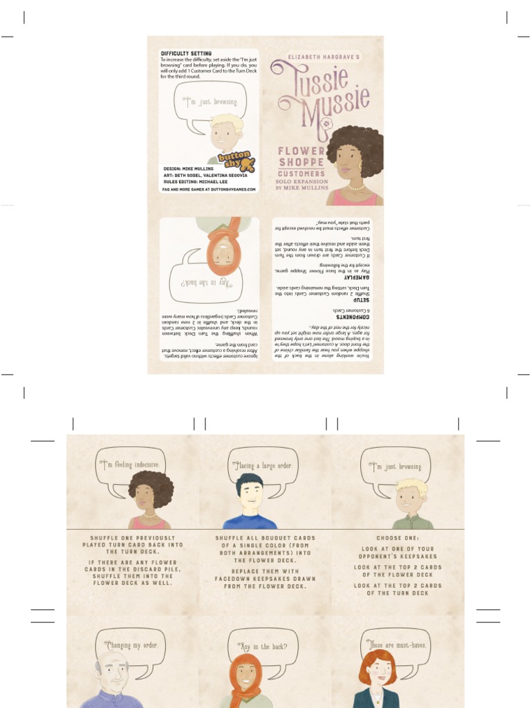 Tussie Mussie - Expansion 1 - EN - MAQ | PDF