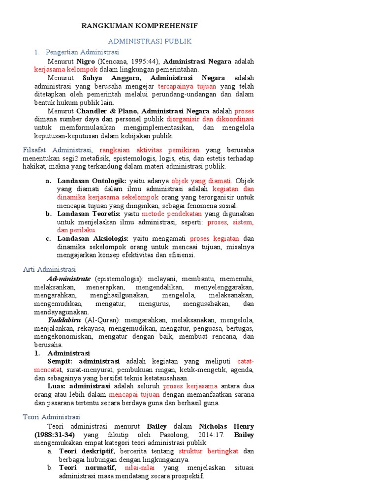 Rangkuman Kompre-2 | PDF