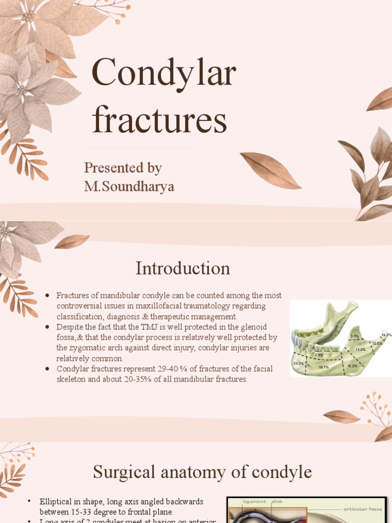 Seminar On Condylar Fractures - EDIT 1 | PDF | Clinical Medicine ...