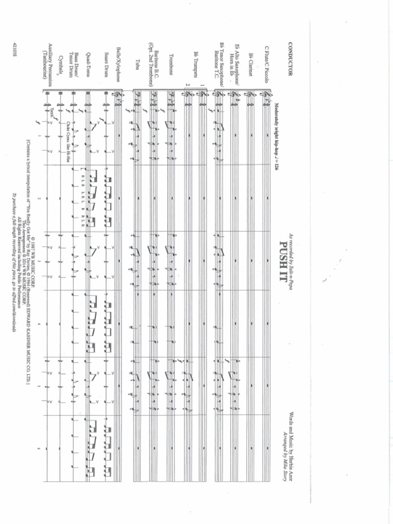 Push It - Score | PDF