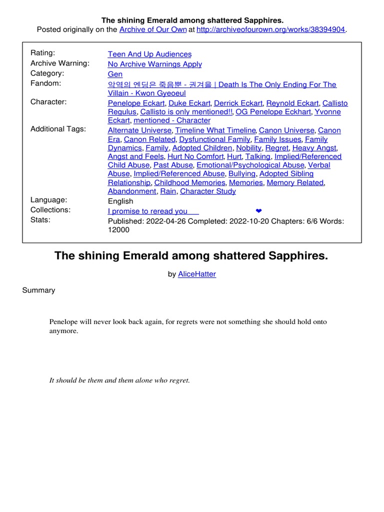The Shining Emerald | PDF