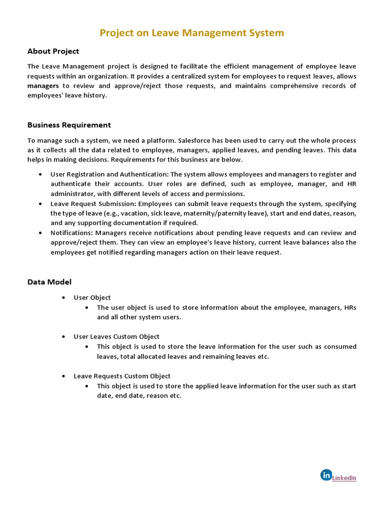 Leave Management System Document 1687327056 | PDF | Information | Computing