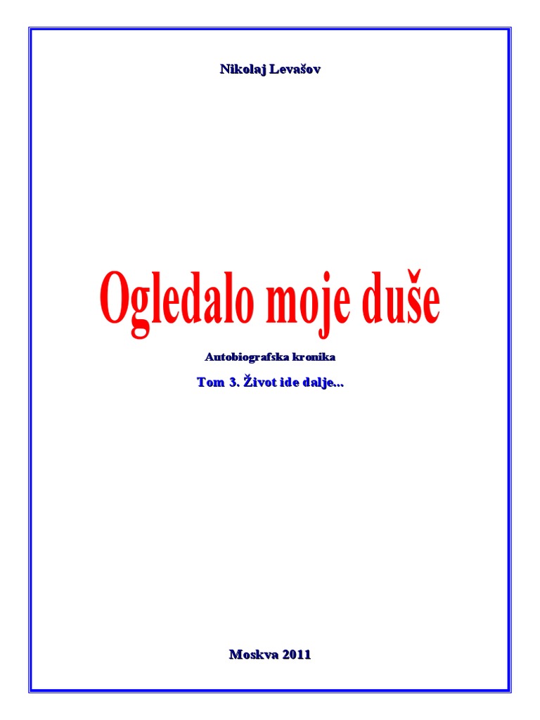 Ogledamo Moje Duse Zivot Ide Dalje Knjiga Treca Pdf