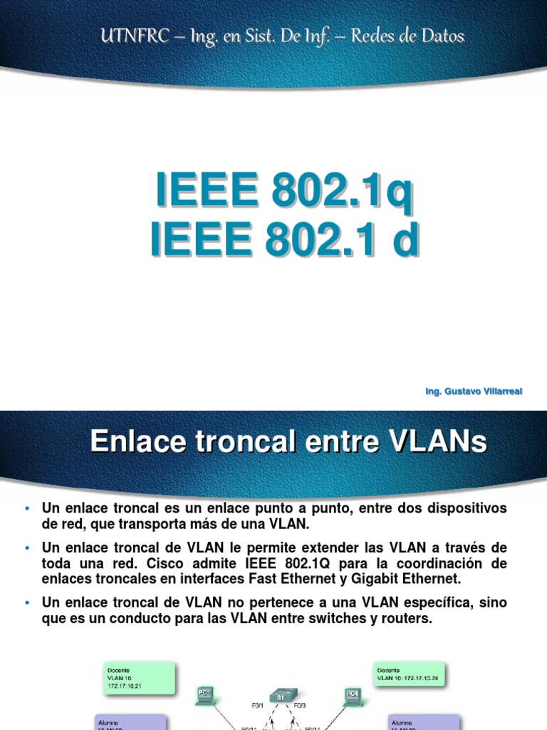 IEEE 802.1q - 802.1d | PDF | Conmutador de red | Informática