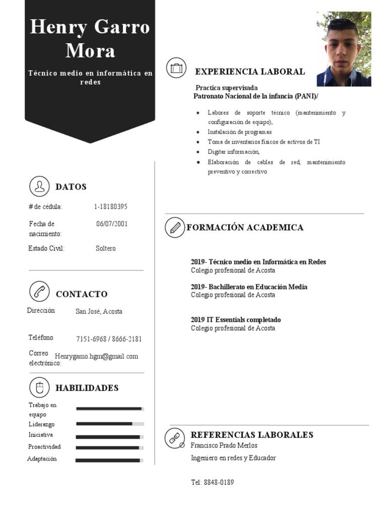 Cv Henry Garro (1) | PDF