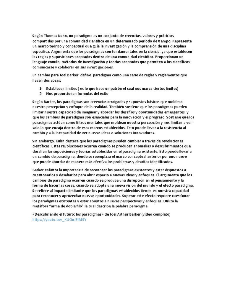 concepto de paradigma Damiani | PDF