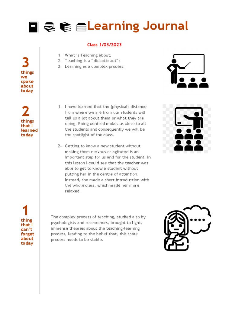 Learning Journal | PDF