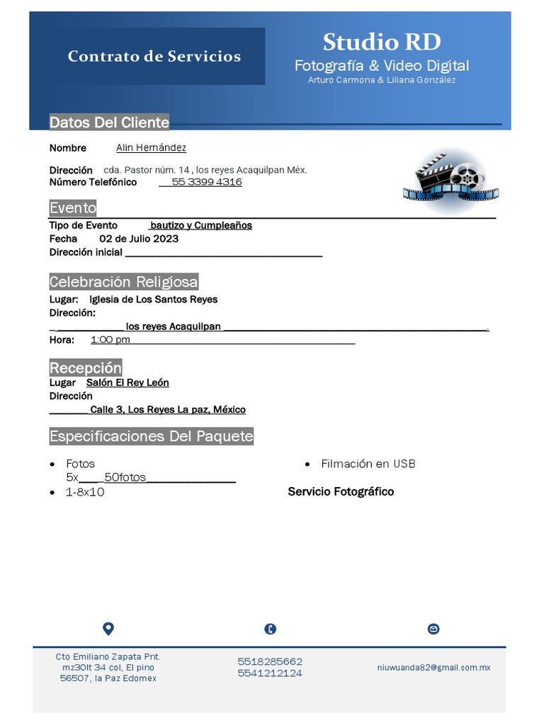 Contrato de Servicios | PDF