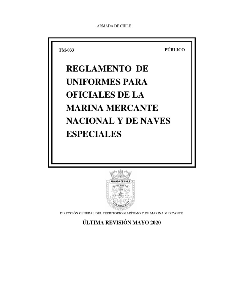TM 033 Actualizada Nov 2020 | PDF | Capitán (Fuerzas Armadas) | Oficial ...